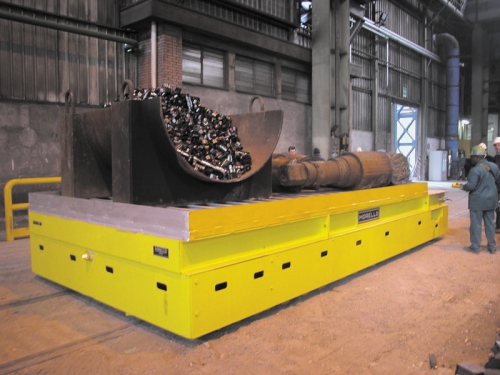 Rail guided powered trolleys Trolleys and trailers - Products K-technik