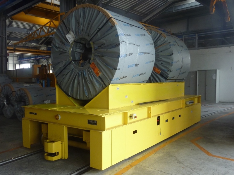 Rail guided powered trolleys Trolleys and trailers - Products K-technik