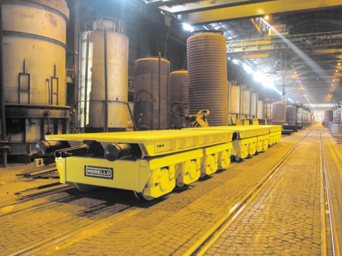 Rail guided powered trolleys Trolleys and trailers - Products K-technik