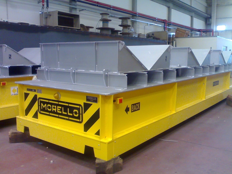 Rail guided powered trolleys Trolleys and trailers - Products K-technik