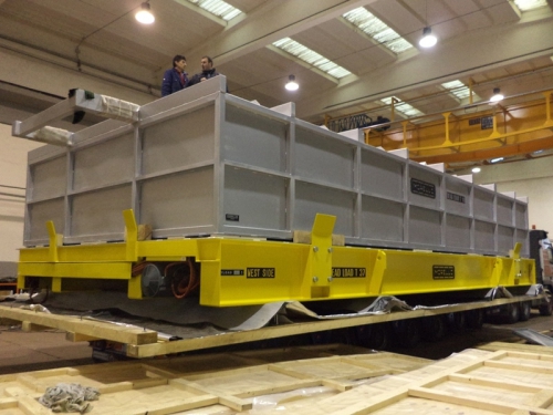 Rail guided powered trolleys Trolleys and trailers - Products K-technik